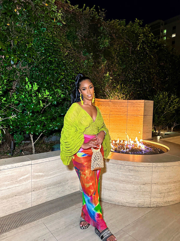 Coco Cropped Blouse - Black